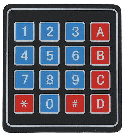 4x4 Keypad Interfacing With AVR ATmega16 ATmega32 ElectronicWings